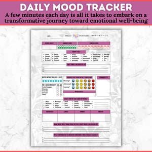 Control Your Mood for Teens, Monthly, Weekly, and Daily Tracking ...