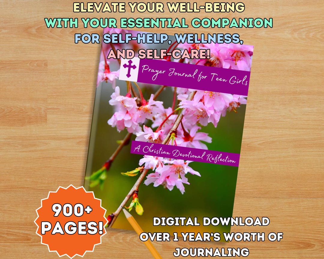 Prayer Journal for Teen Girls, A Christian Devotional Reflection 900 ...