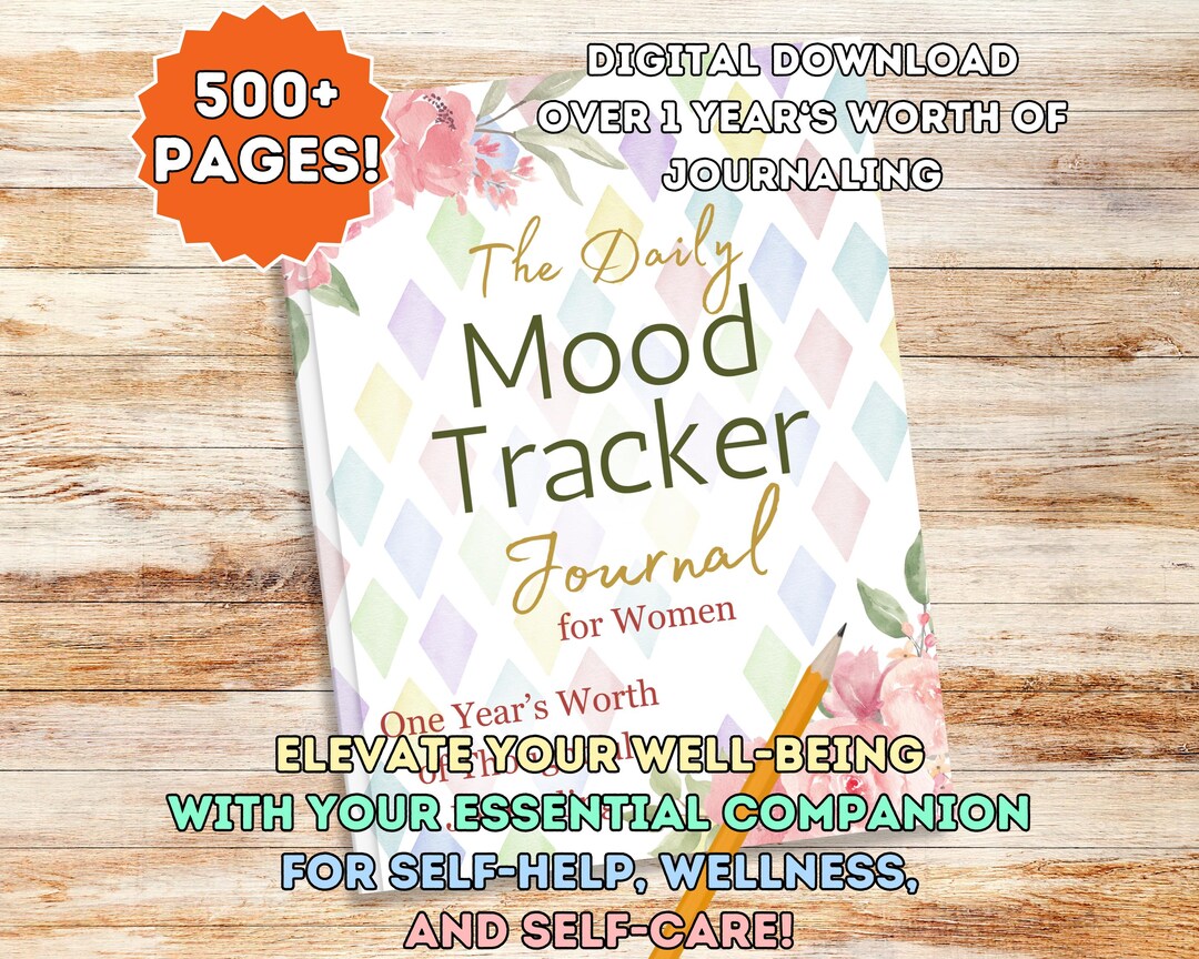The Daily Mood Tracker Journal for Women, Explore Emotions, Reflect on ...