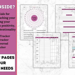 Control Your Mood for Teens, Monthly, Weekly, and Daily Tracking ...