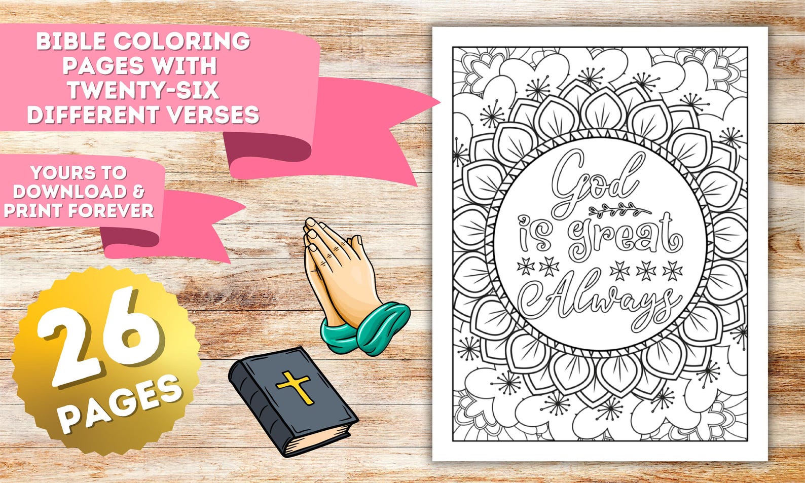 Inspirational Coloring Book for Girls, Part One 56 Pages of ...