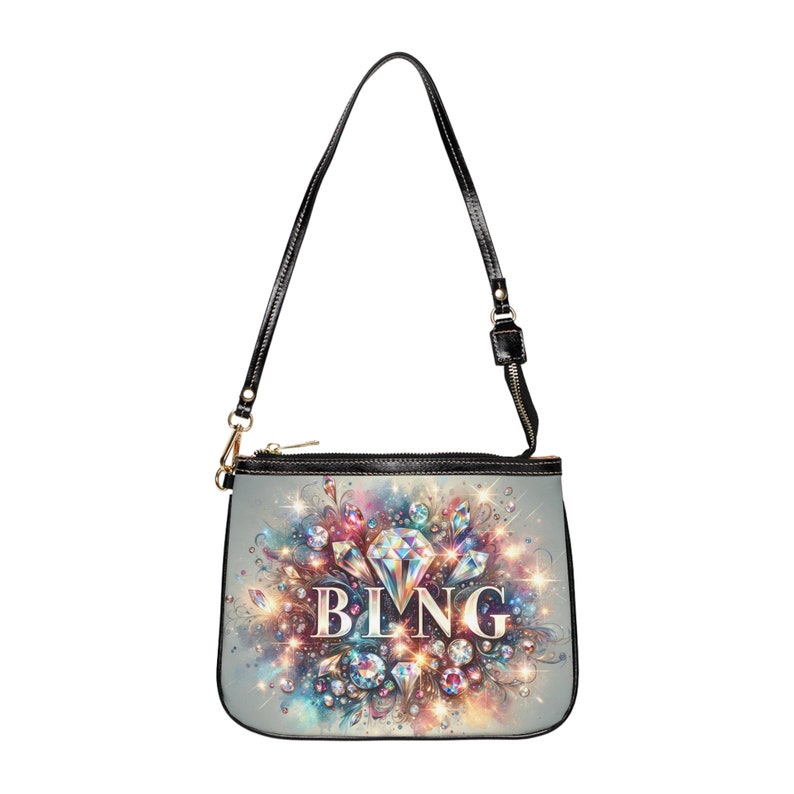 Luminous Elegance: Bling - Small Shoulder Bag - Etsy