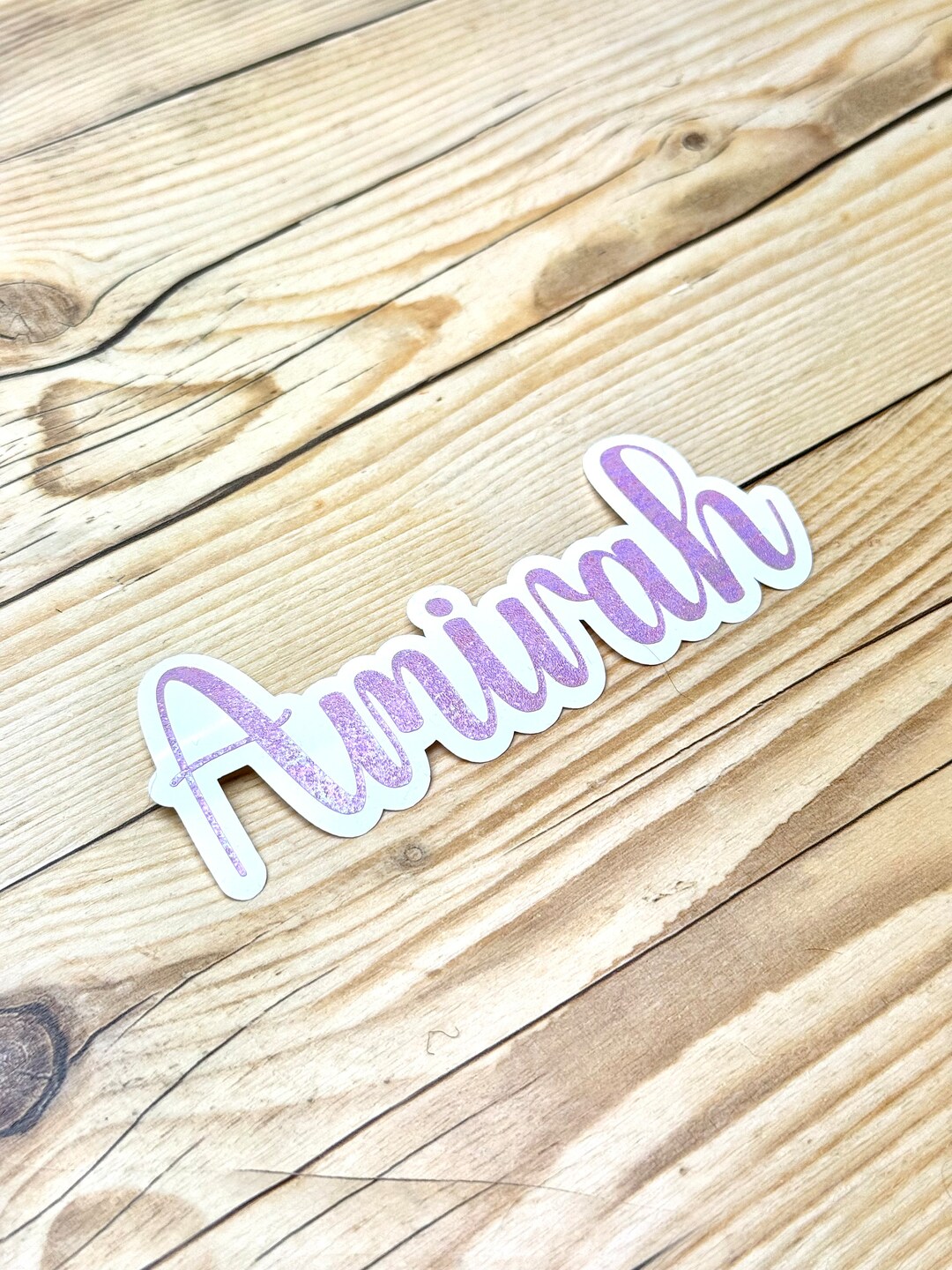 Custom Name Sticker in Amirah Font Personalized Decal Car Vinyl Tumbler ...