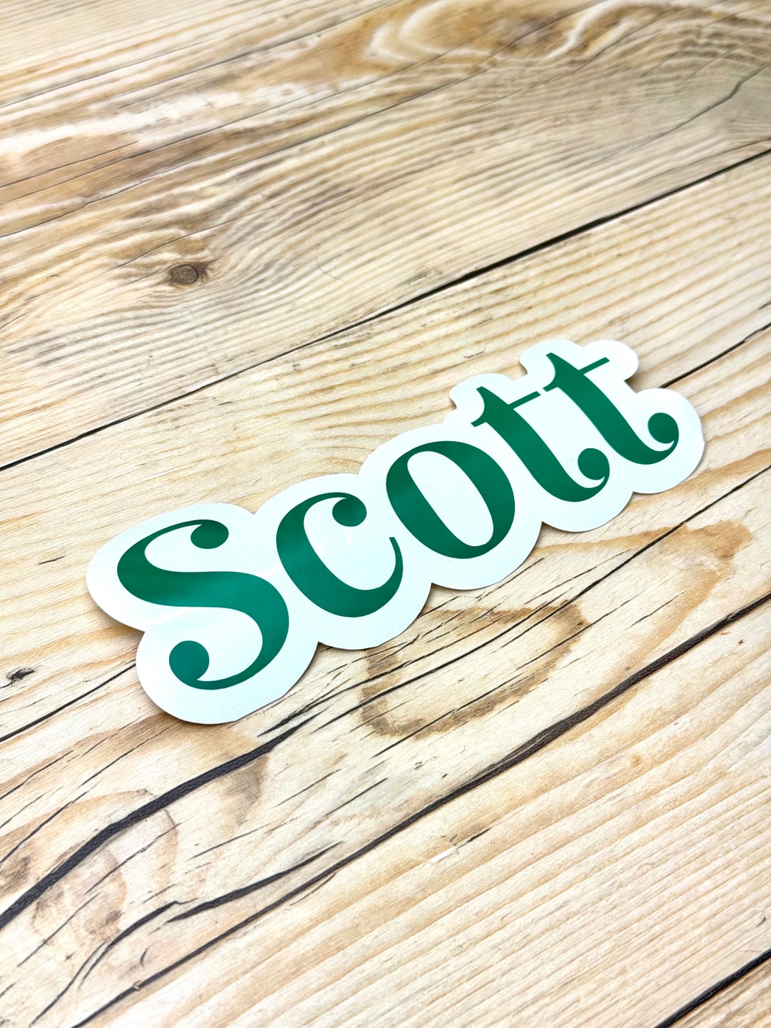 Customized Name Sticker, Car Decal, Laptop Sticker, Teacher Name Gift ...