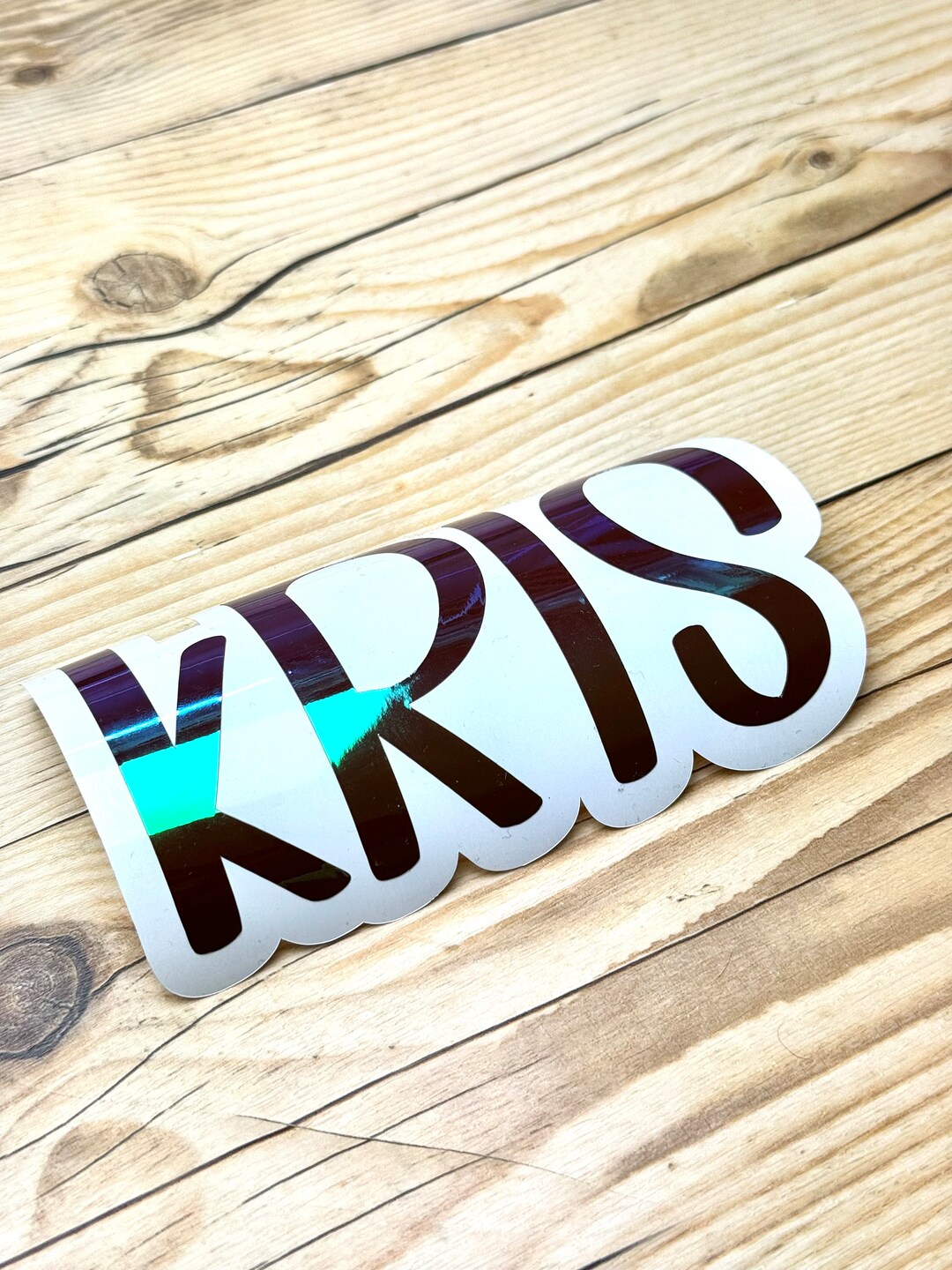 Custom Name Sticker in Kris Font Personalized Decal Car Vinyl Tumbler ...