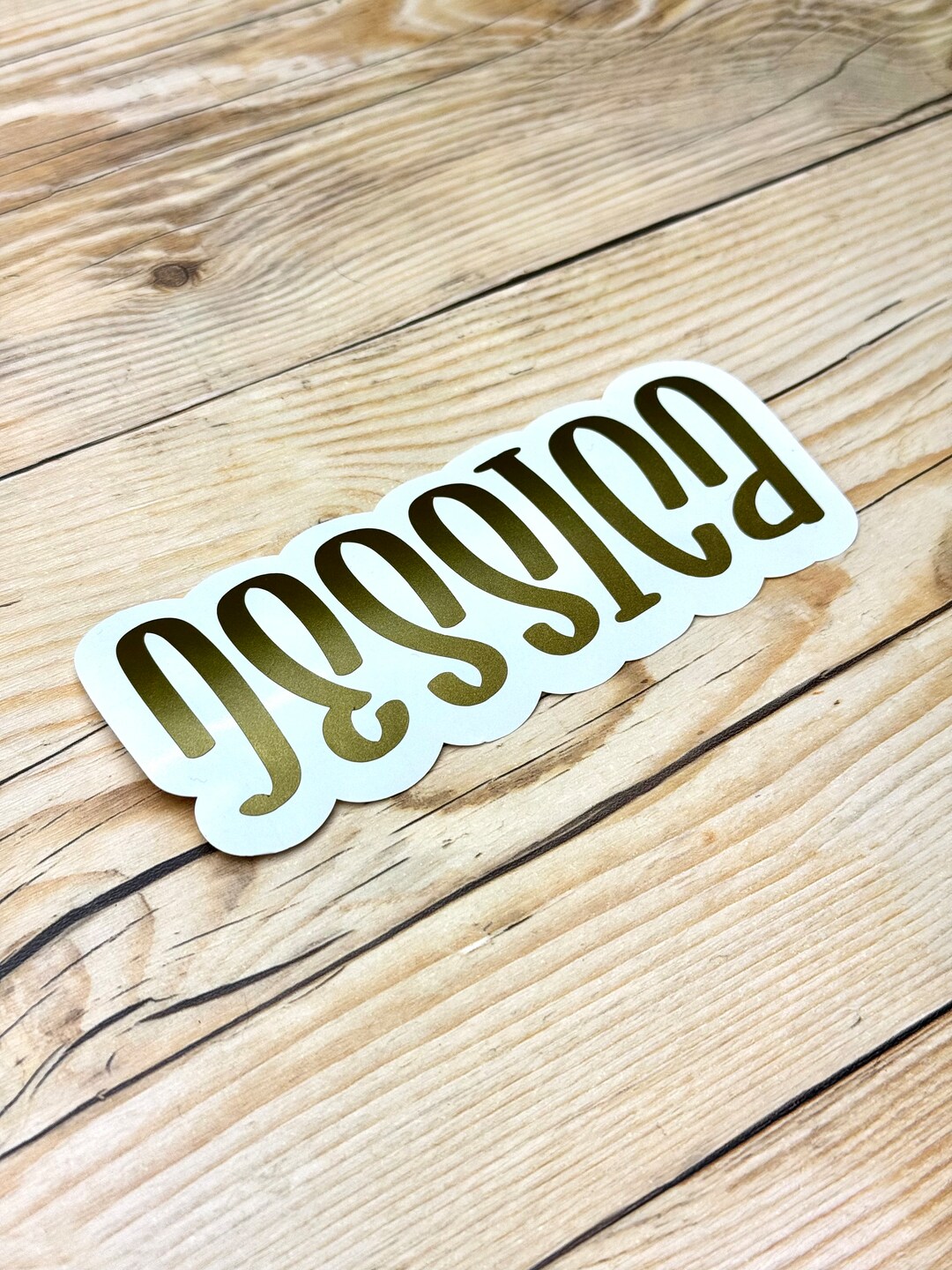 Custom Name Sticker in Jessica Font Personalized Decal Car Vinyl ...