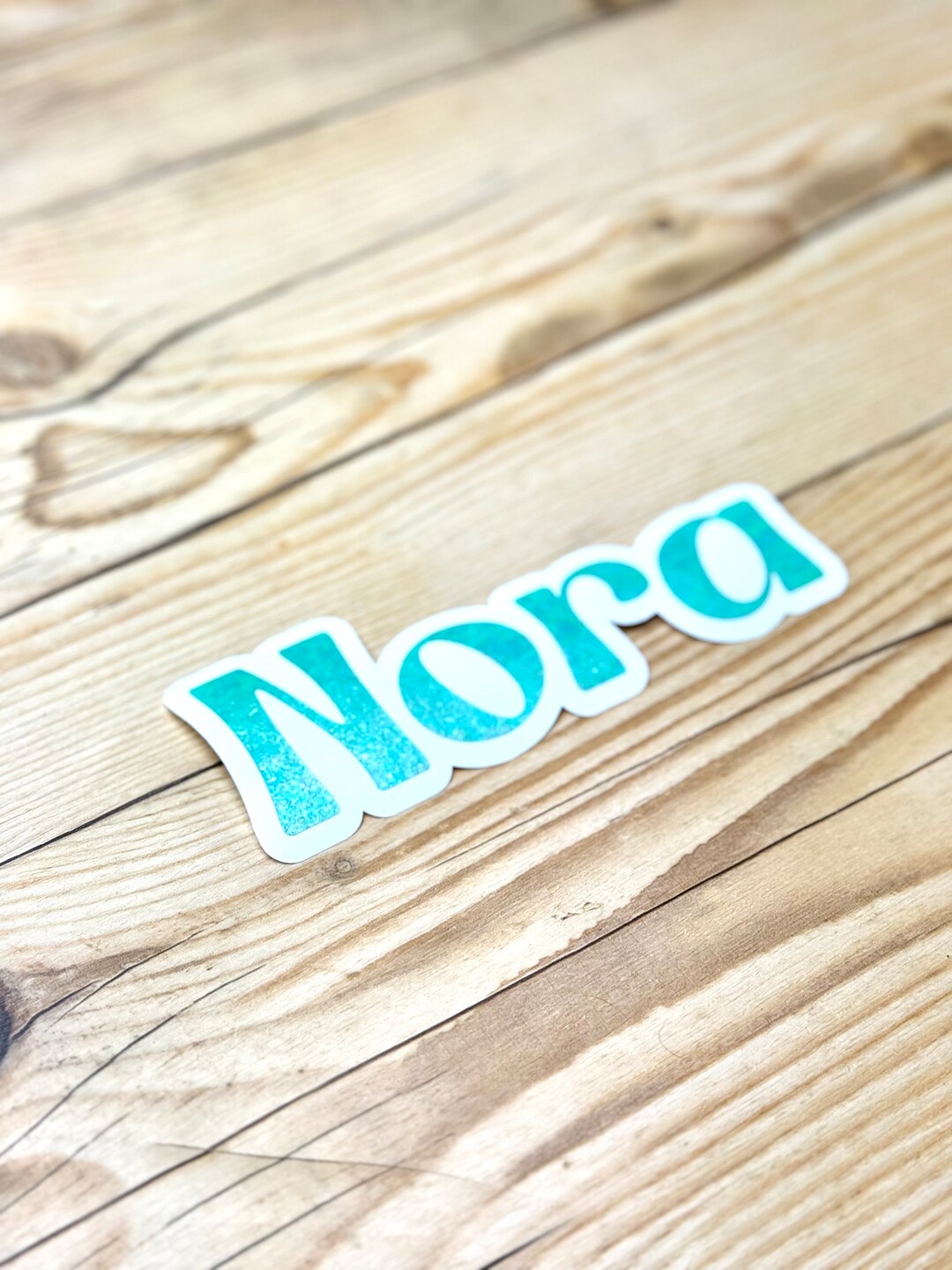 Custom Name Sticker in Nora Font Personalized Decal Car Vinyl Tumbler ...
