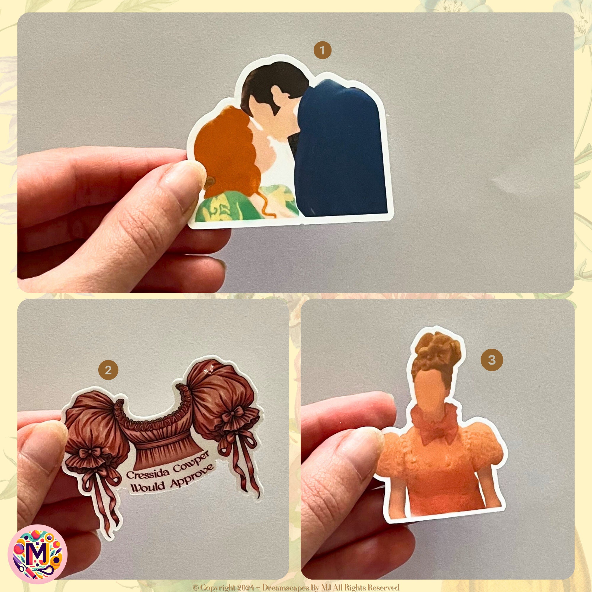 Bridgerton Stickers, New Exclusive Edition Stickers, Waterproof ...