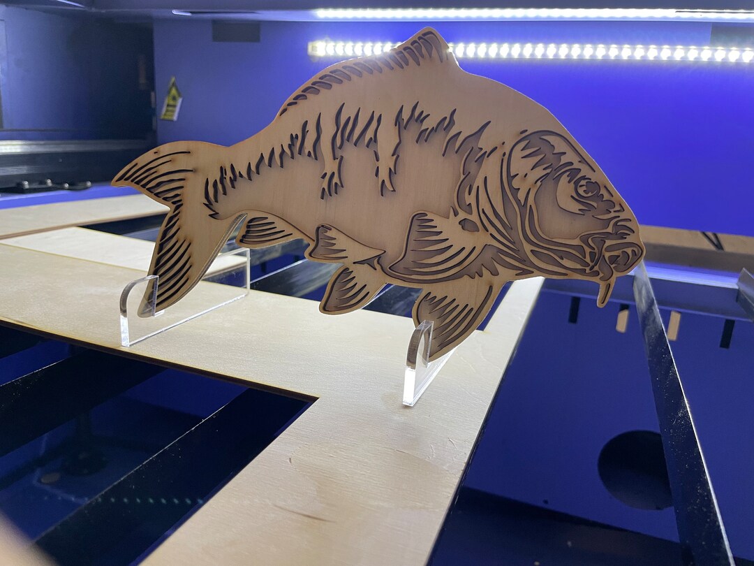 Carp 2 Layer Svg Digital File - Etsy UK