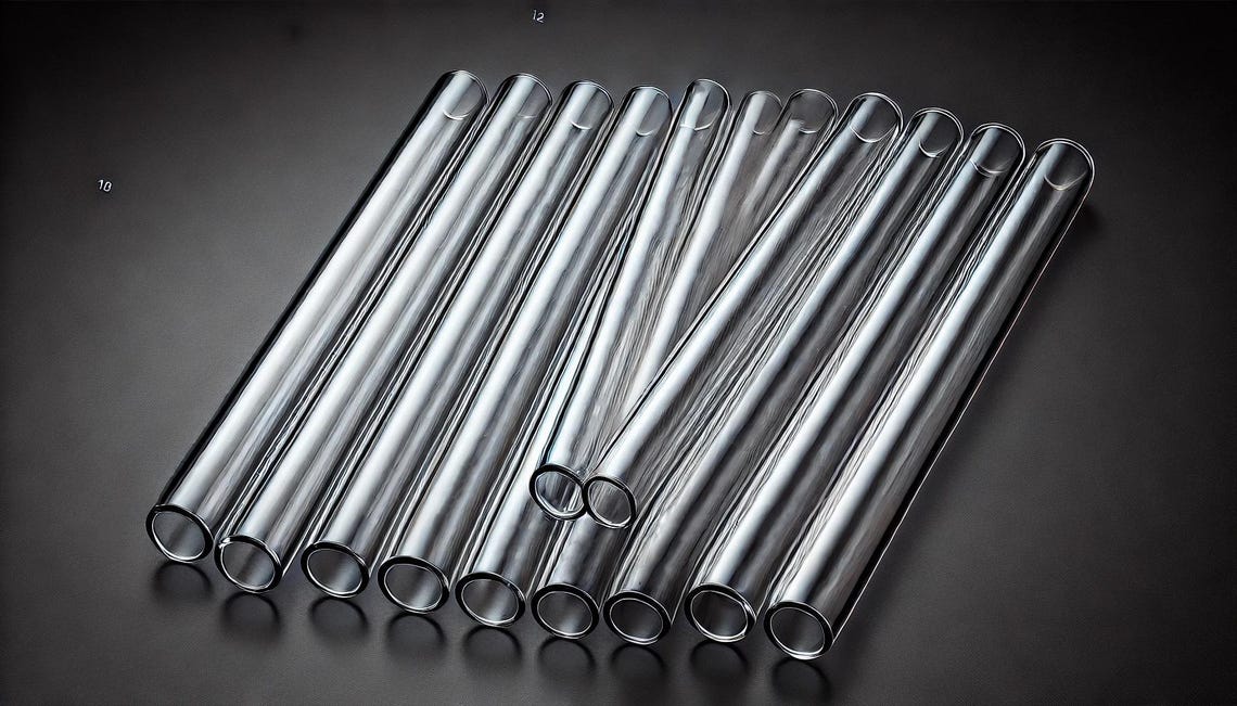 12mm Borosilicate Clear Glass Blowing Tubes - 2.2mm Thick Wall - Etsy