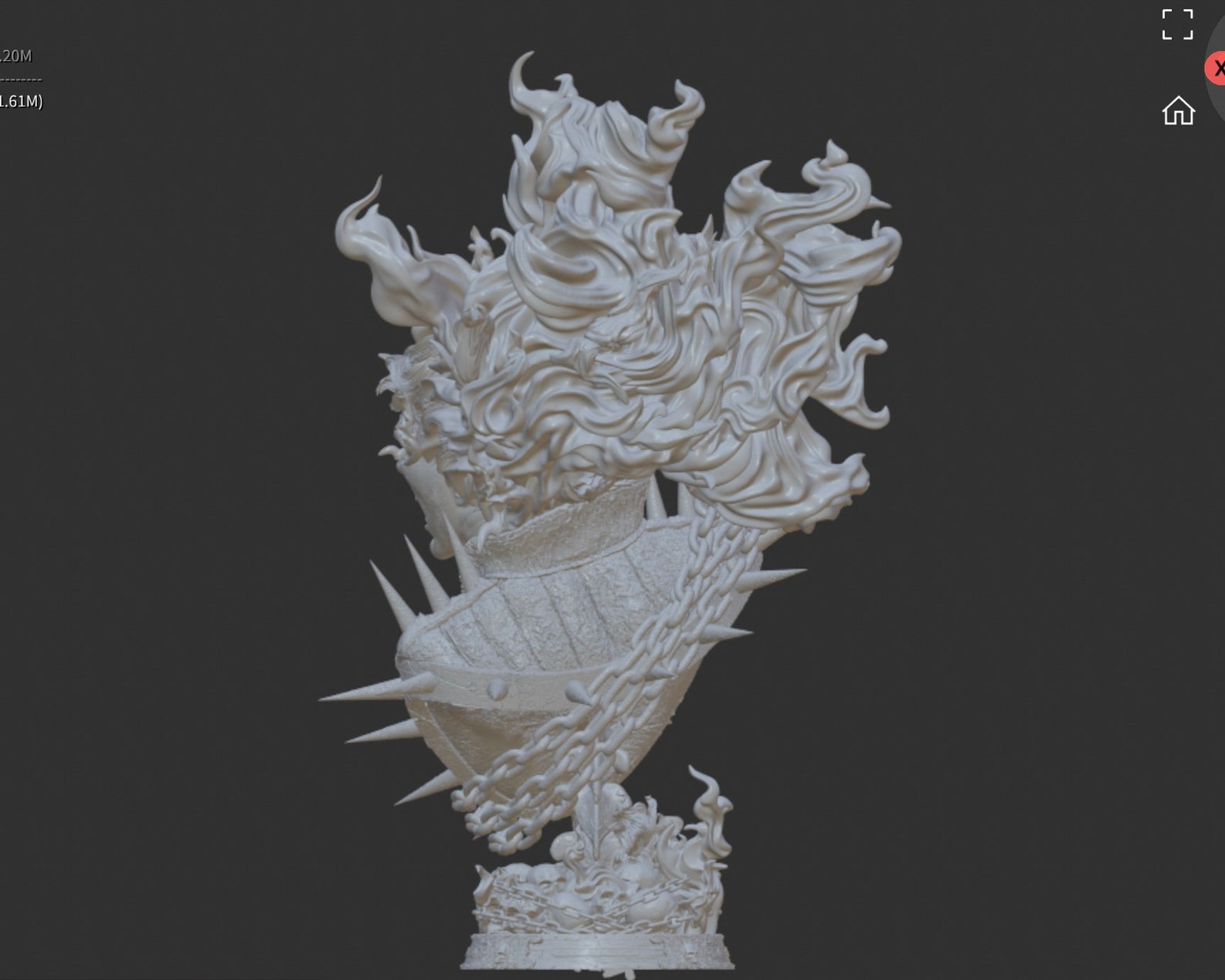 Ghost Rider Bust 3d Model - Etsy