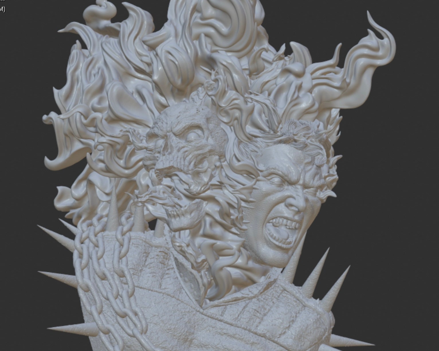 Ghost Rider Bust 3d Model - Etsy