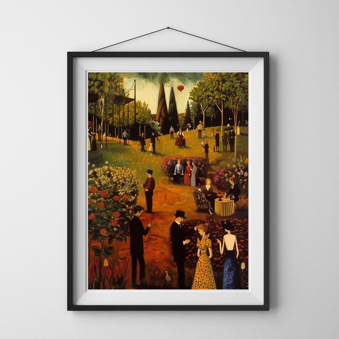 Enchanted Prairie Rendezvous: A Surrealist Painting in Curtis' Garden ...