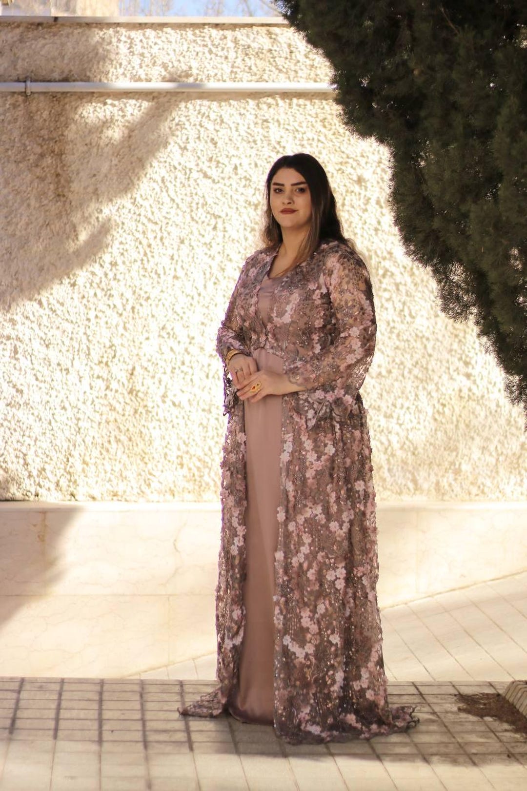 Floral Embroidered Kurdish Dress for Special Occasions - Etsy