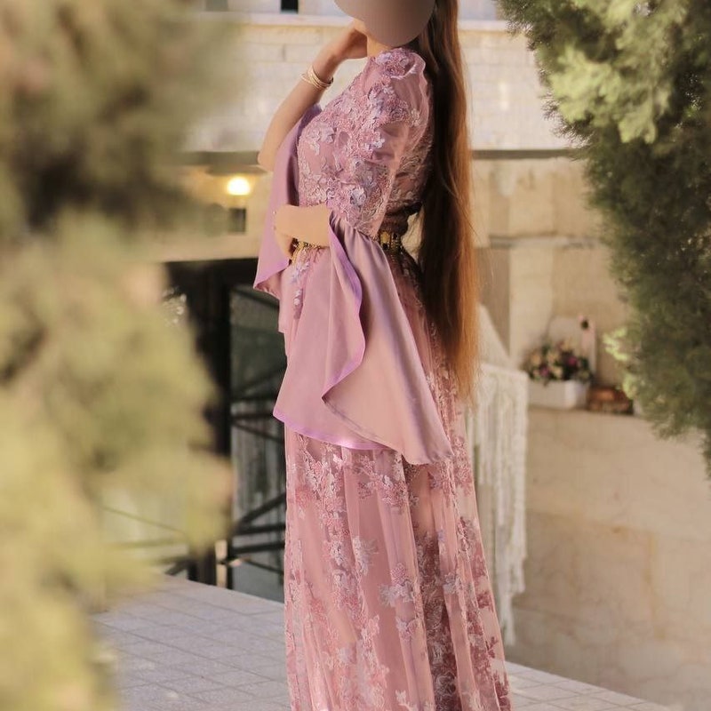 Pink Arab Dress - Etsy