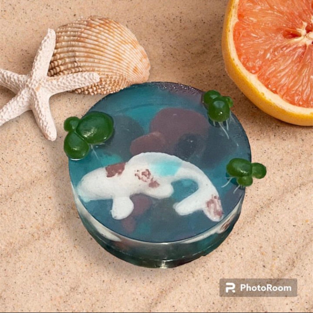 Large Koi Fish Pond Soap Japanese Cherry Blossom Scented - Etsy