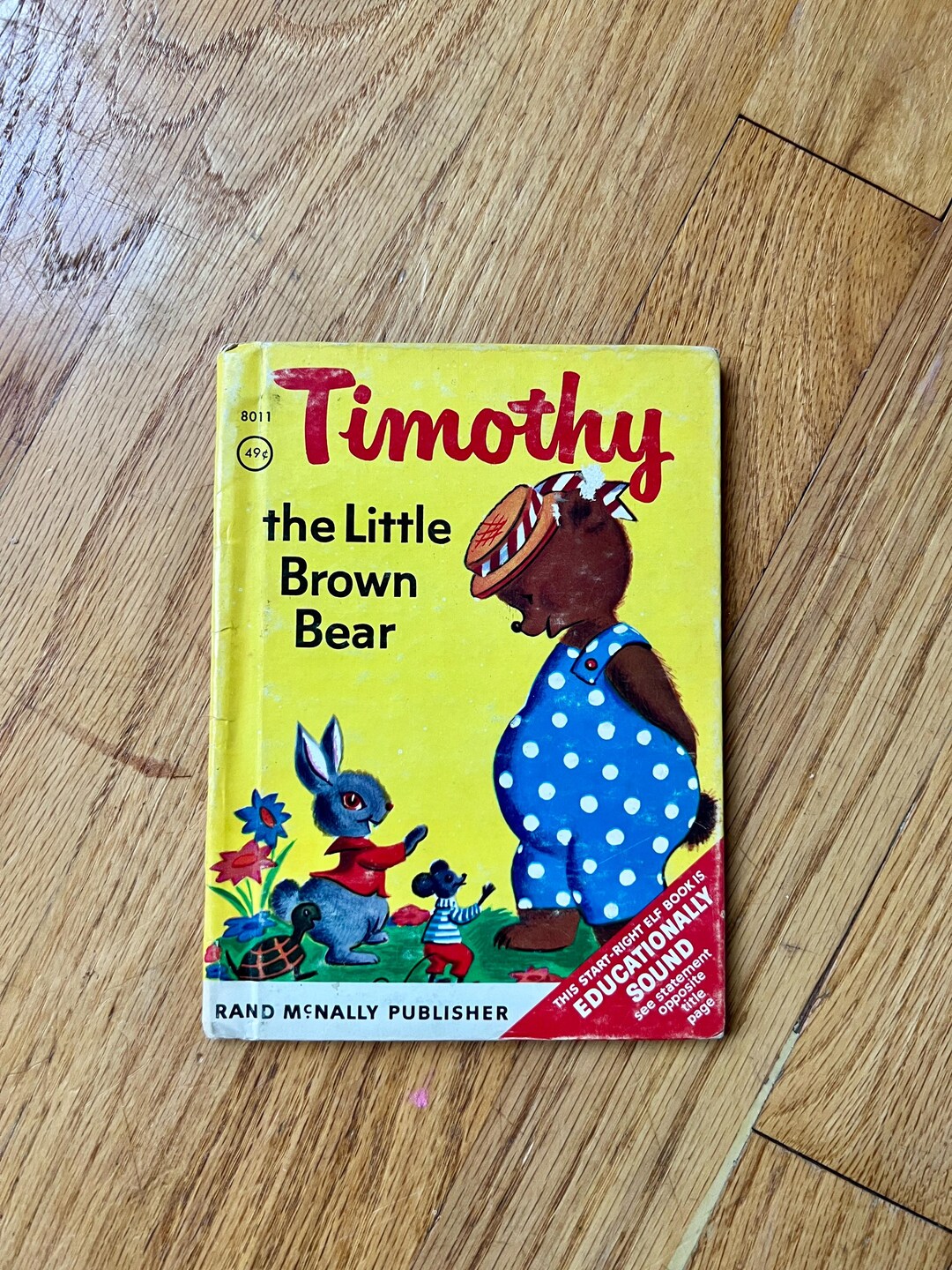 Timothy the Little Brown Bear: Vintage Rand Mcnally Junior Elf Book - Etsy