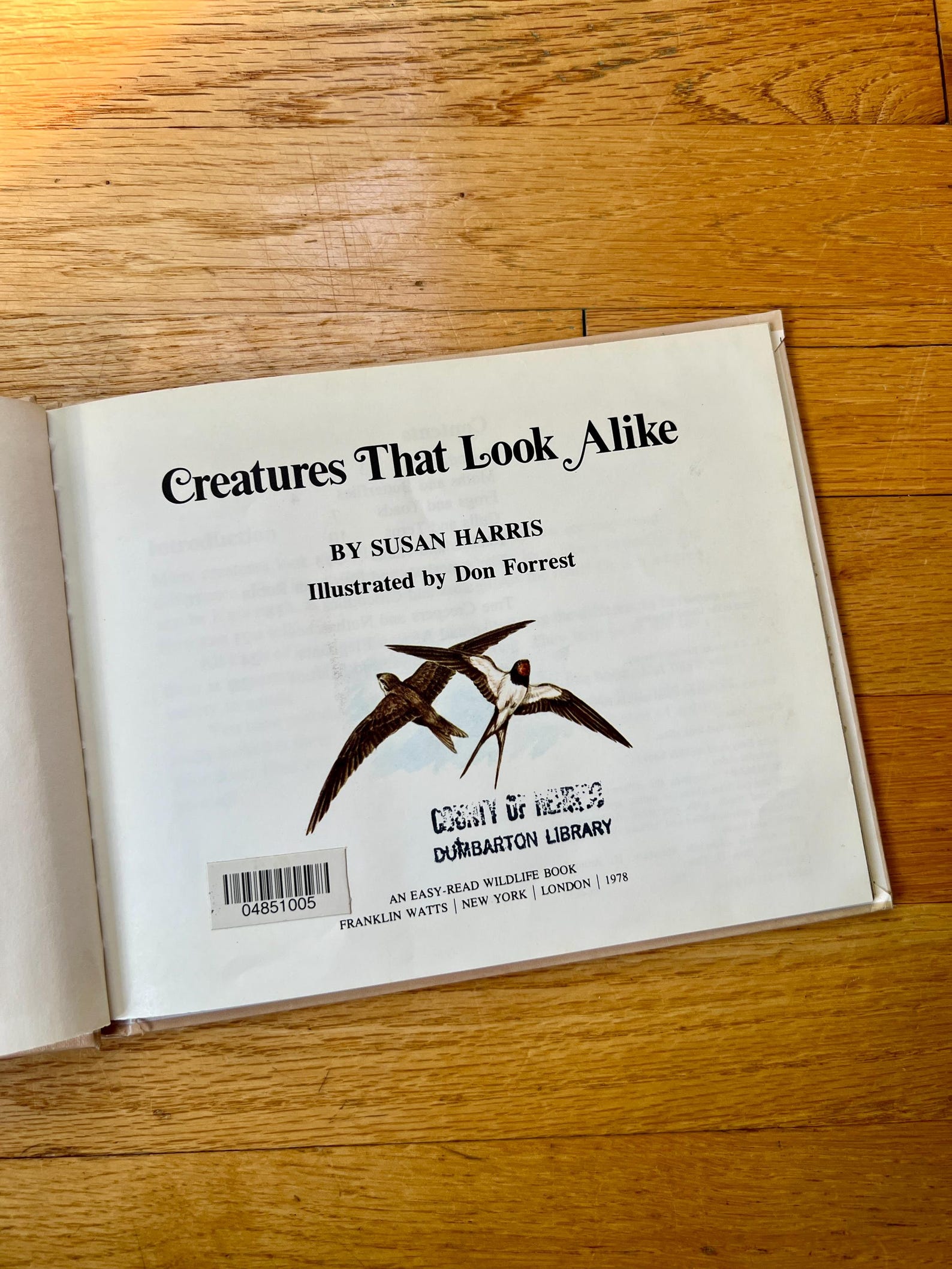 Creatures That Look Alike 1970s Vintage Children's Nature Science ...