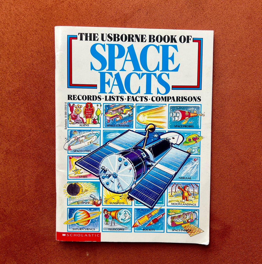 Usborne Book of Space Facts Vintage Book for Children Softcover - Etsy