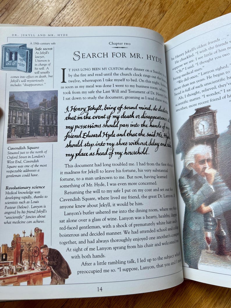 Dr. Jekyll and Mr. Hyde Vintage DK Eyewitness Classics Large Hardcover ...