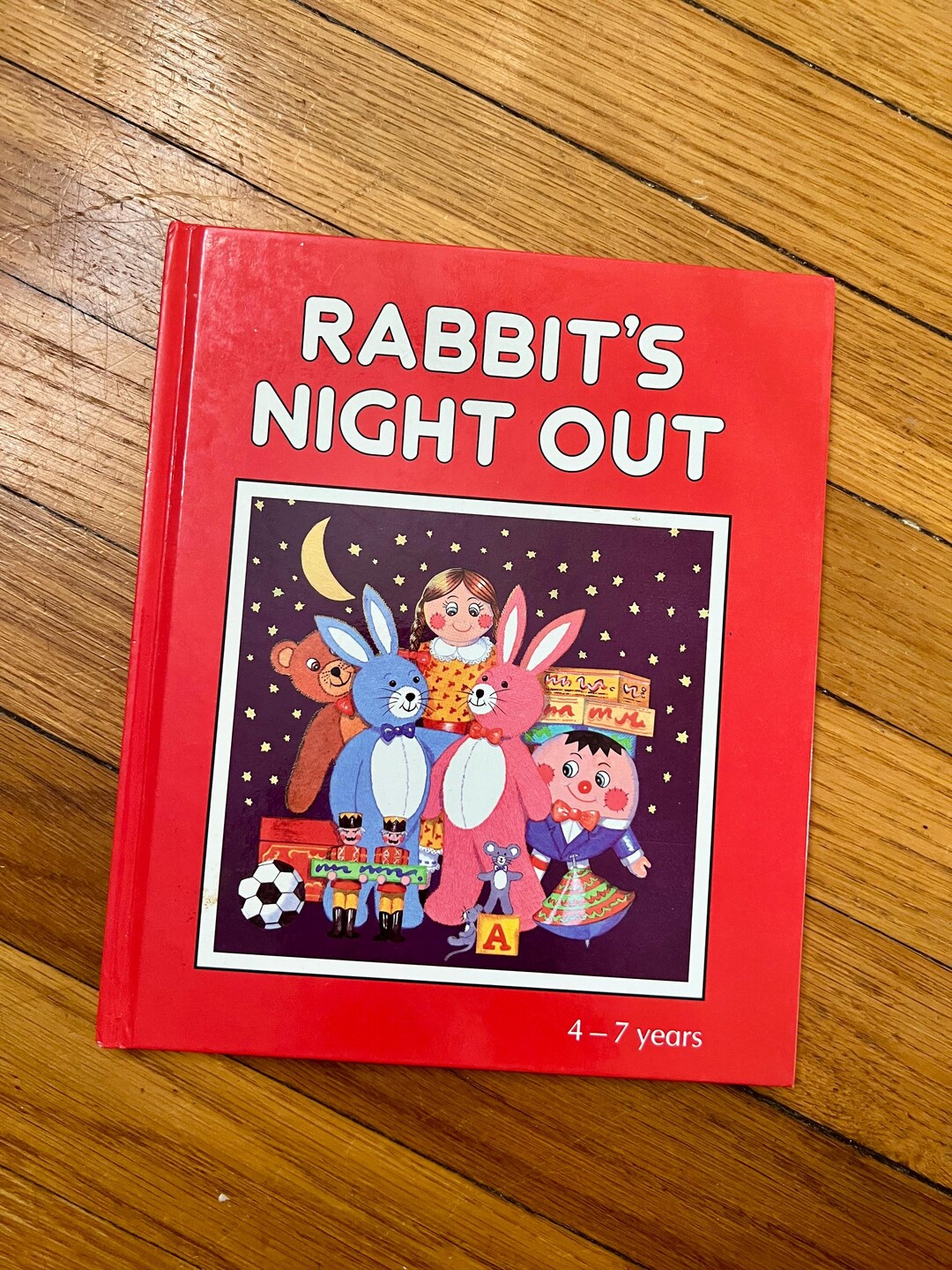 Rabbits' Night Out Vintage 1980s Children's Toddler Preschooler ...