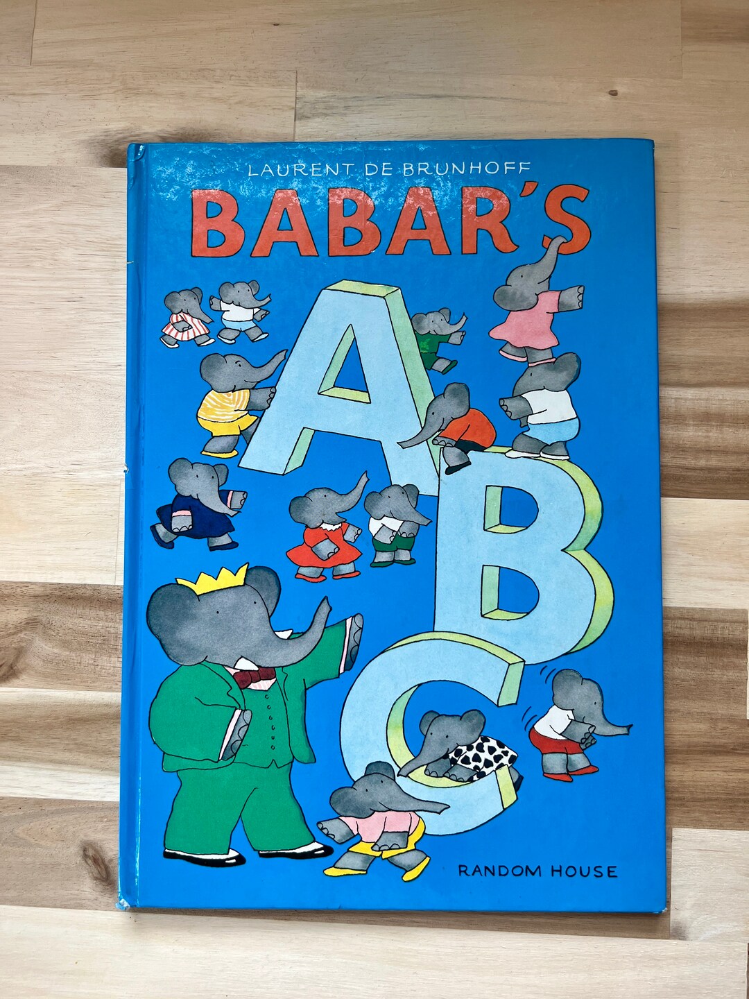 Babar's ABC Vintage Children's 1980s Picture Book Hardcover - Etsy