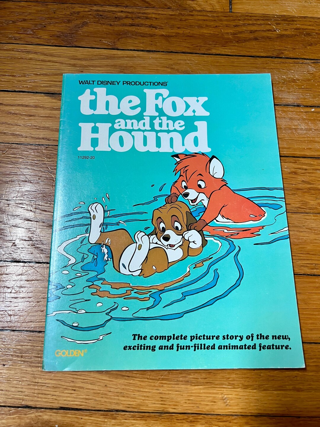 The Fox and the Hound Movie Film Vintage 1980s Softcover Comic Children ...