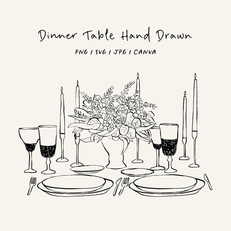 Tablescape - Etsy