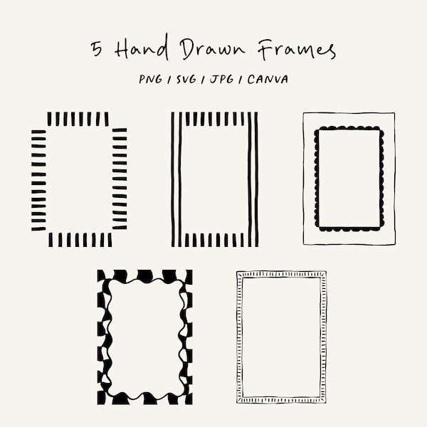 Hand Drawn Borders - Etsy