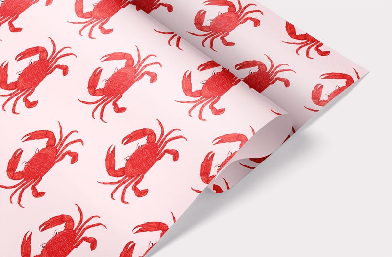Seamless Crab Pattern. Repeating Crab Background. Crab Background for ...