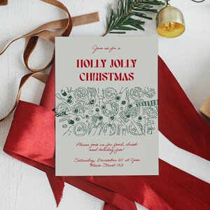 Hand Drawn Dinner Table (SVG, PNG, CANVA). Tablescape for Invitations ...