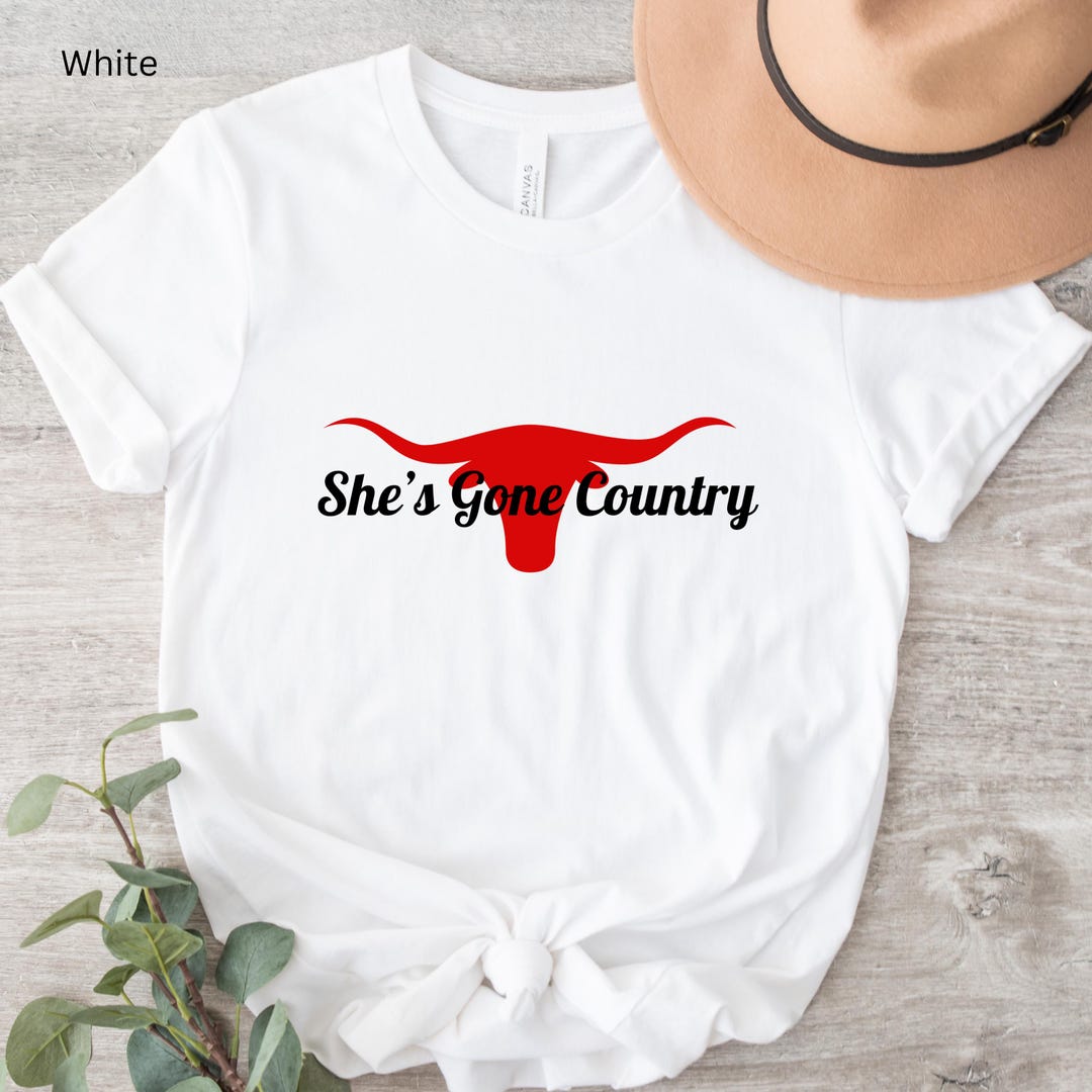 She's Gone Country T Shirt, Alan Jackson Shirt, Country Girl Shirt ...
