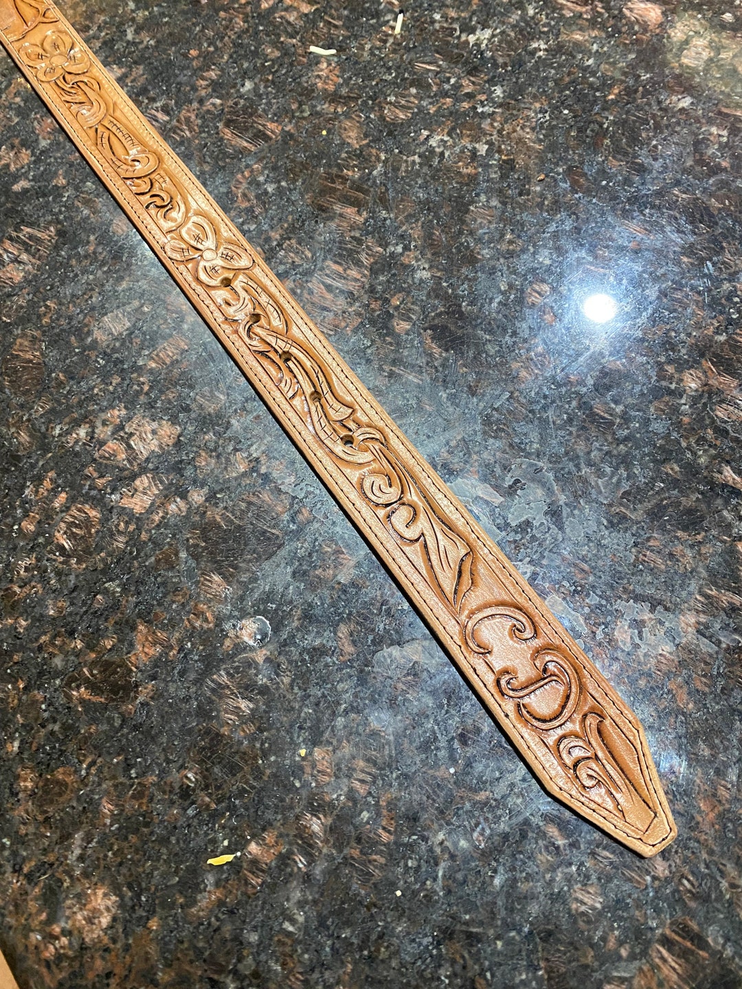 Custom Tooled Leather Belts - Etsy