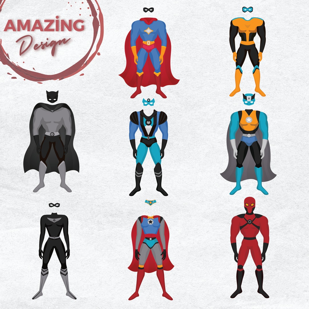 BUNDLE Superhero Svg, Baby Superhero Cricut Vector Bundle, Superhero ...