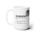 Personalized Name Definition Mug, Personalized Name Mug, Custom Name ...