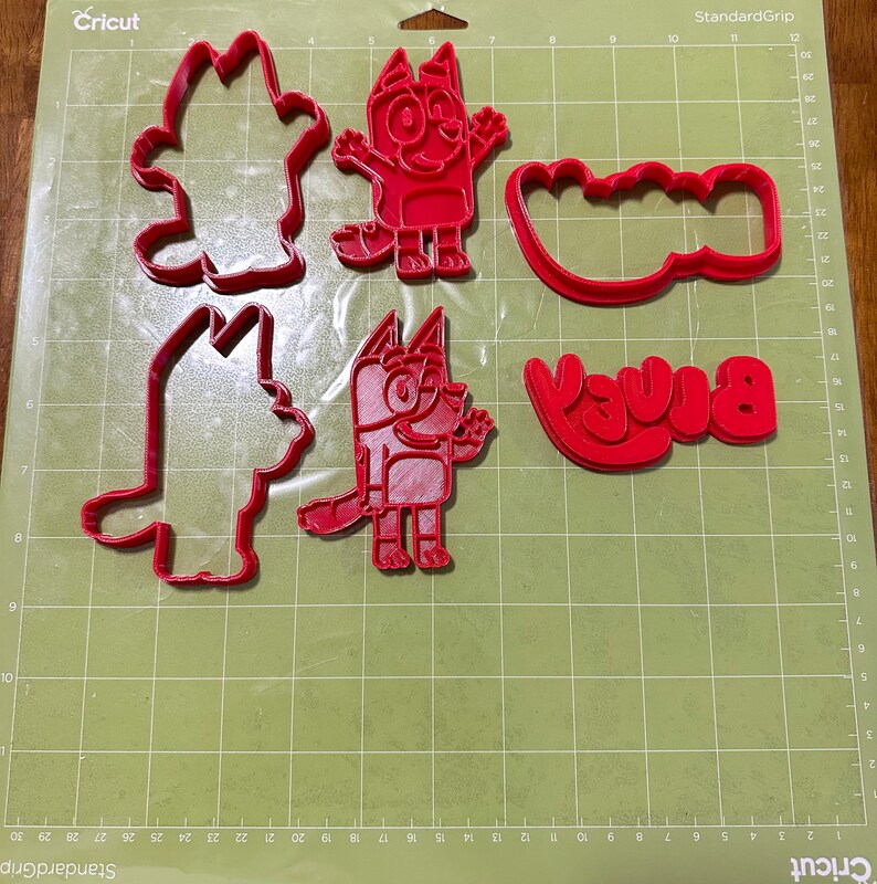 Bluey Cookie Cutters/bluey Inspired Cookie Cutter Set/set of 3 Bluey ...