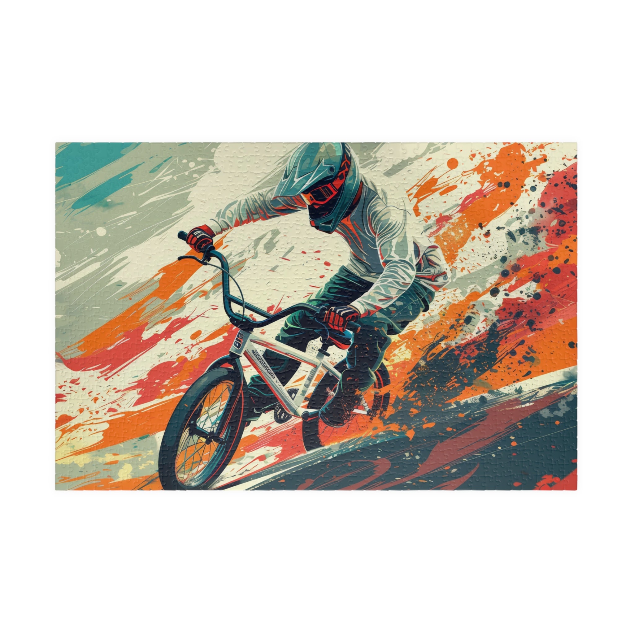 BMX Bike Rider Puzzle in 110, 252, 520, or 1014 Pieces, 1000 Pieces ...