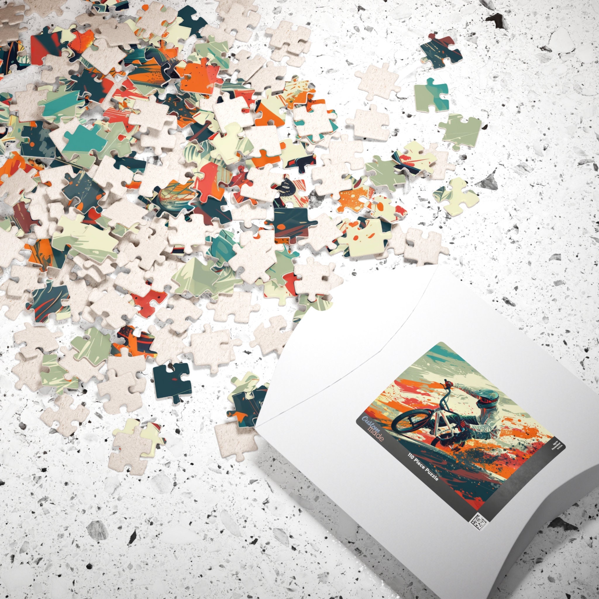 BMX Bike Rider Puzzle in 110, 252, 520, or 1014 Pieces, 1000 Pieces ...