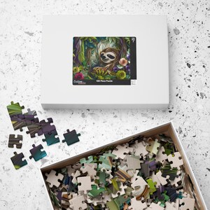Paper Quilling Sloth Puzzle in 110, 252, 520, or 1014 Pieces, 1000 ...