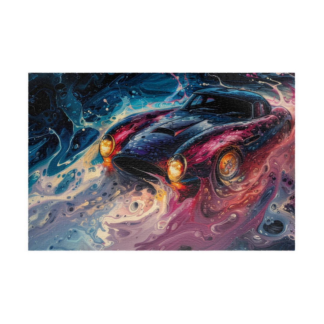 Liquid Sports Car Puzzle in 110, 252, 520, or 1014 Pieces, 1000 Pieces ...