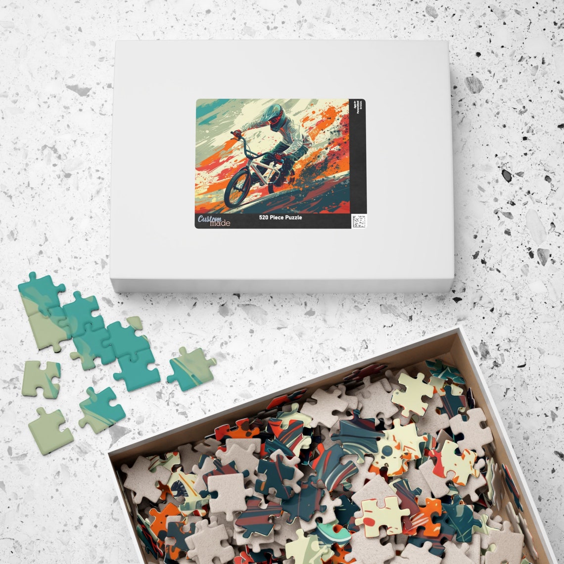 BMX Bike Rider Puzzle in 110, 252, 520, or 1014 Pieces, 1000 Pieces ...