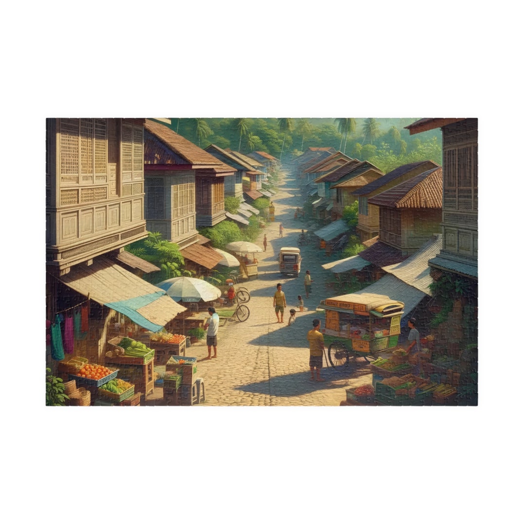 Philippine Village Puzzle 110, 252, 520, 1014-piece Adults Puzzle ...