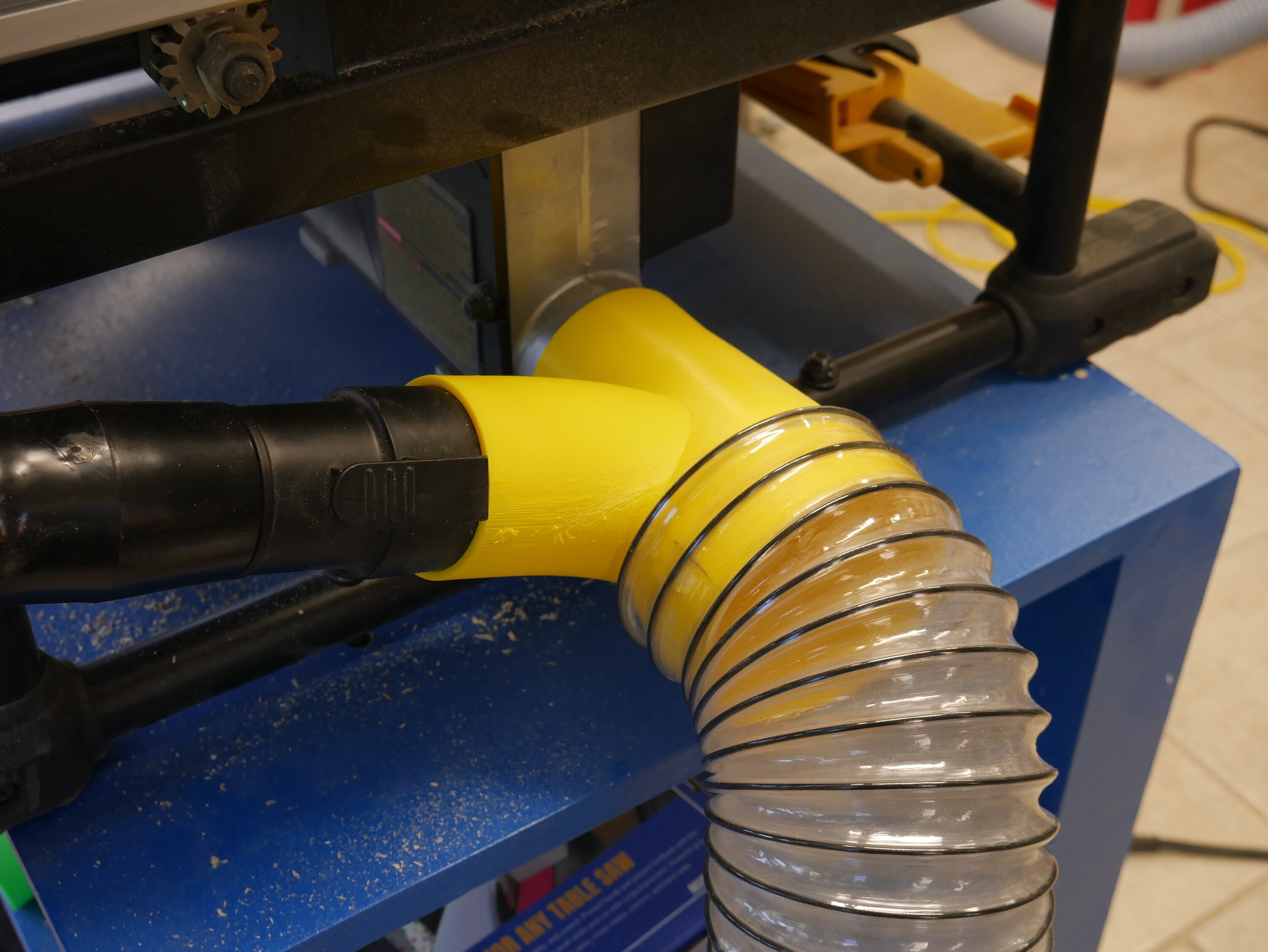 Table Saw 2.5 Inch Dust Port to 4 Inch Dust Collector Adapter, With ...