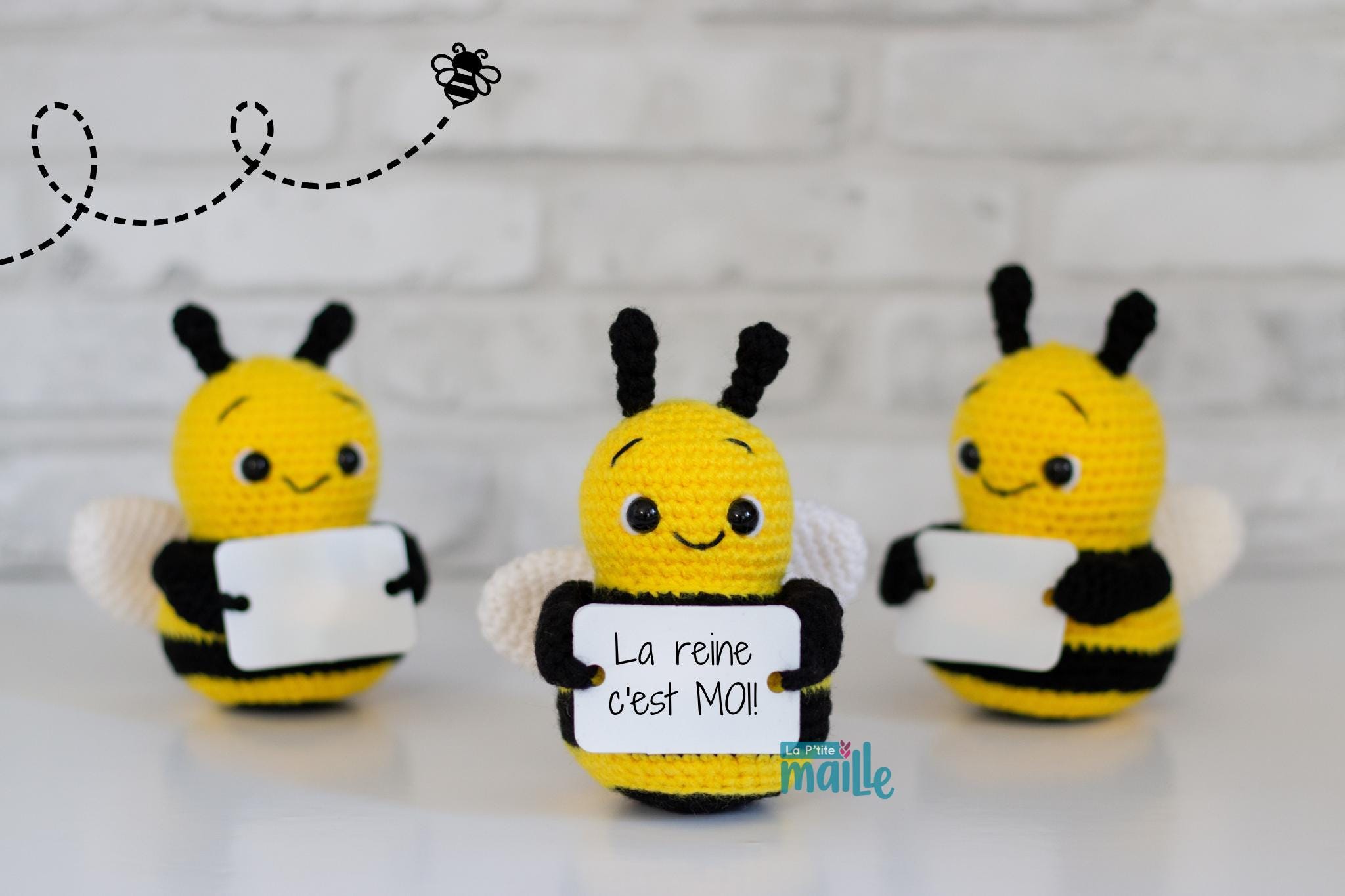 LOW-SEW Positive Bee Crochet Pattern - Amigurumi - Etsy