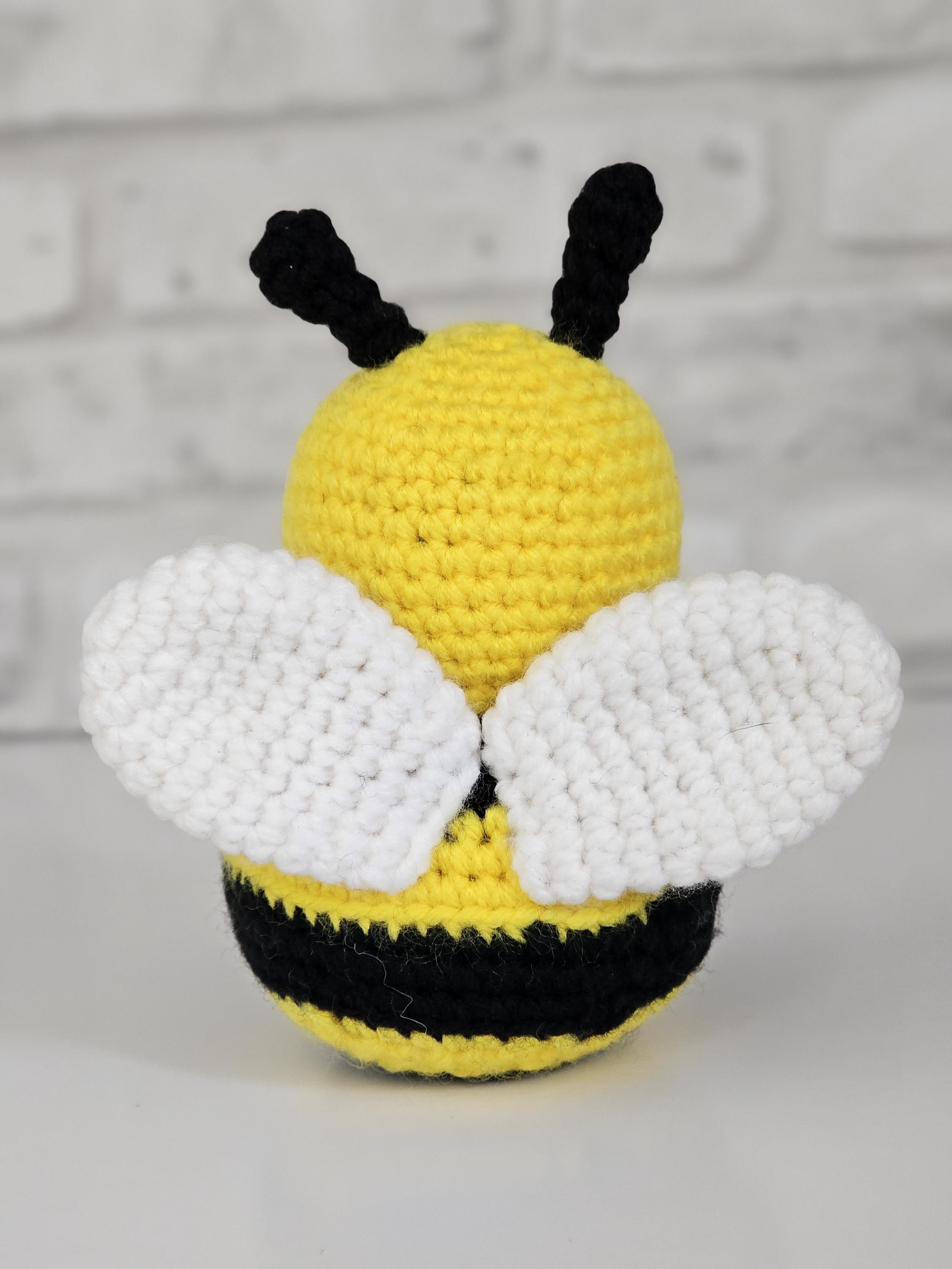 LOW-SEW Positive Bee Crochet Pattern - Amigurumi - Etsy