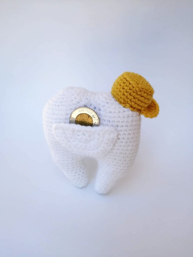 LOW-SEW Tooth Plushie Crochet Pattern - Etsy