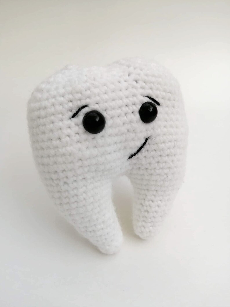 LOW-SEW Tooth Plushie Crochet Pattern - Etsy