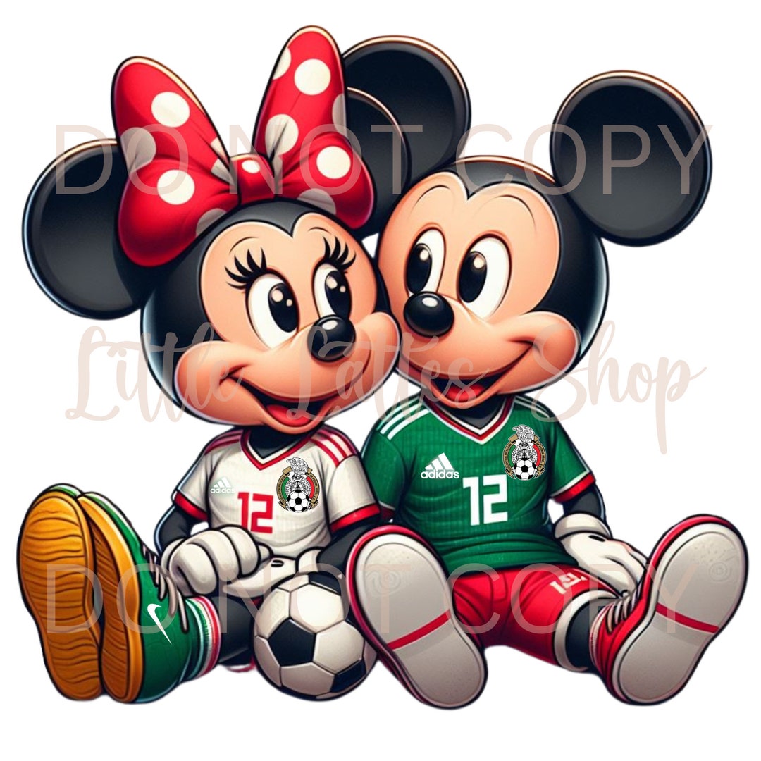 Mouse Couple Soccer Team Digital Design PNG - Etsy