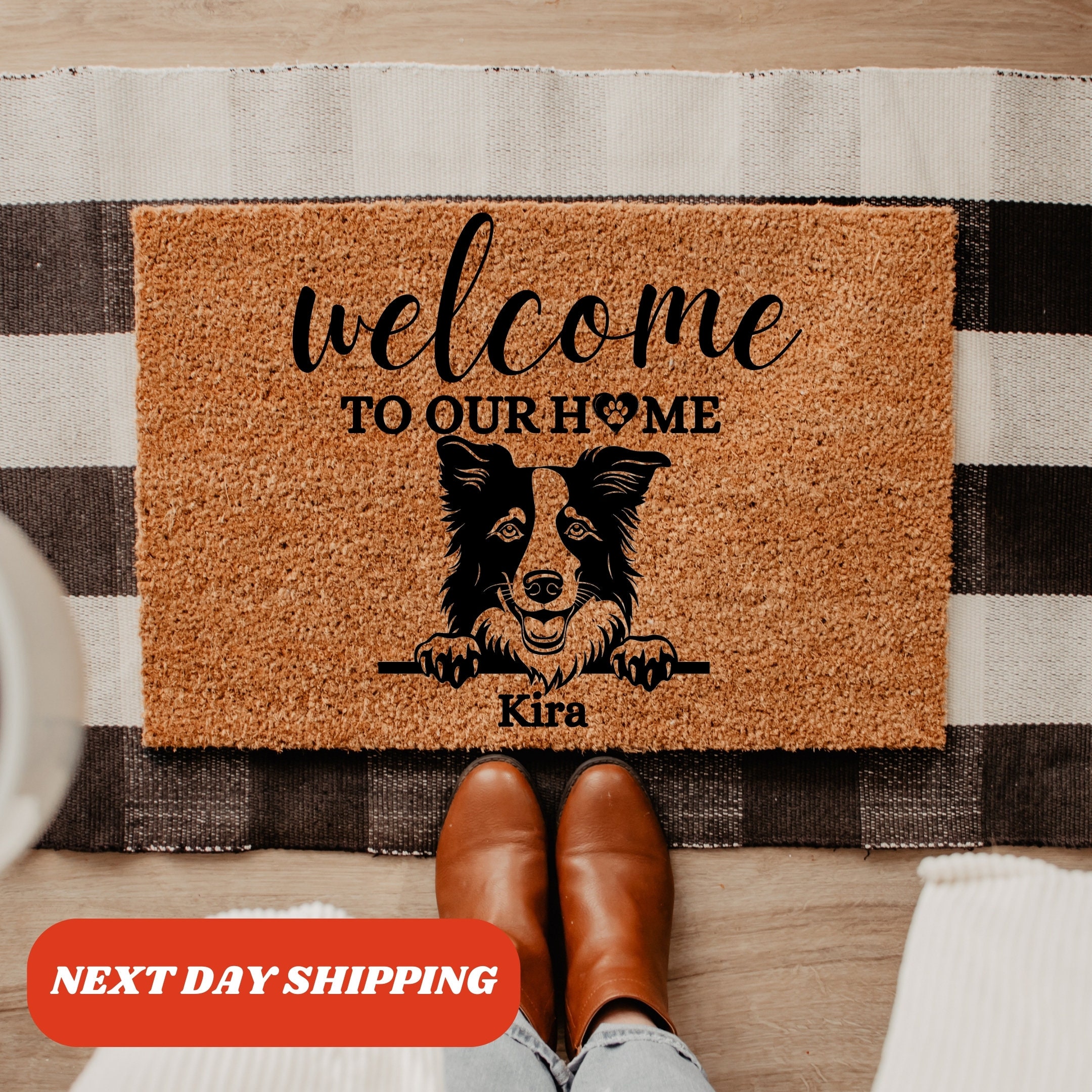 Dog Welcome Mat, Personalized Dog Gift, Unique Dog Gift, Housewarming ...