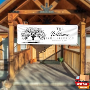 Custom Family Reunion Banner, Family Reunion Decor, Family Gathering ...